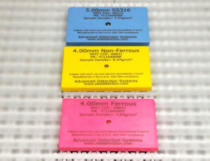 Metal Detectable Test Pieces | Certified Metal Detector Test Wands