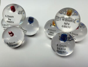 Metal Detectable Test Pieces | Certified Metal Detector Test Wands